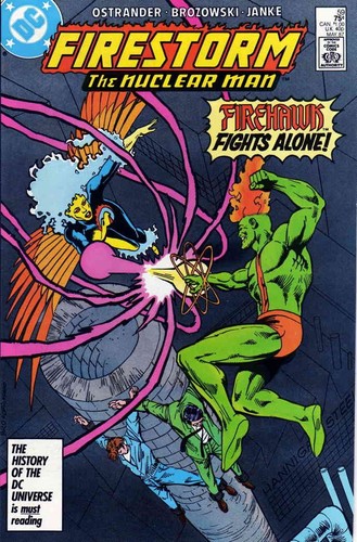 Fury of Firestorm, The #59 FN; DC | John Ostrander Firehawk - we ...