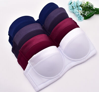 Strapless Multiway Push Up Underwired Bra Plus Size Padded Bra 32-46 B ...