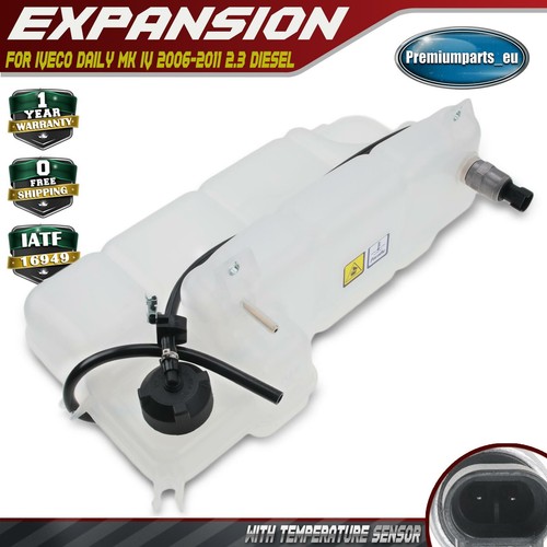 New Coolant Expansion Tank w/ Sensor for Iveco Daily IV 2006-2011 2.3 ...