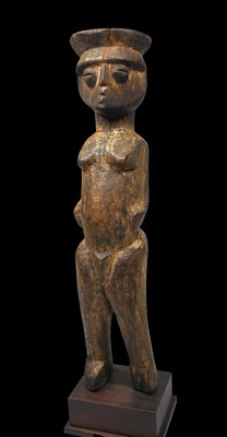 Sculptures & Statues - Lobi Female Shrine Figure
