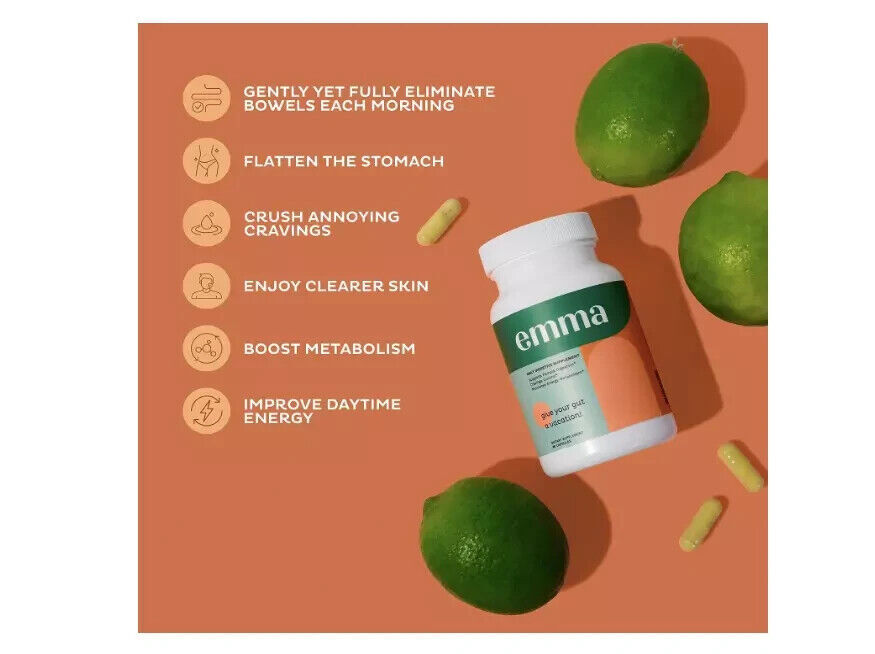 Emma Relief Supplement Konsciens Keto for Gut Bloating 60 Capsules Exp ...