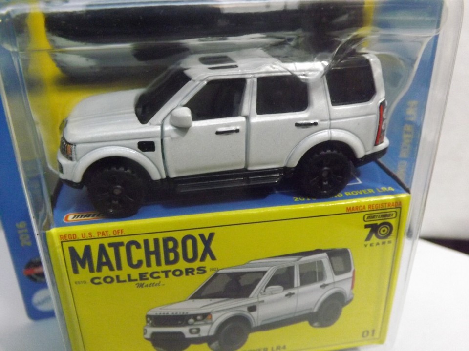 2022 Matchbox Collectors 70 Years Pearl White 2016 Land Rover LR4 1/22 ...