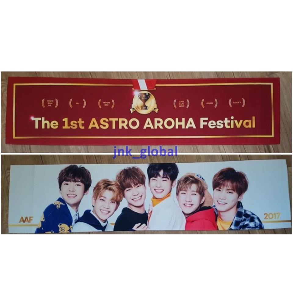 The 1st ASTRO AROHA Festival FAN MEETING OFFICIAL GOODS SLOGAN + Track ...