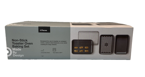 Toaster Oven Bakeware 4pc Set - Made by Design - NEW | eBay
