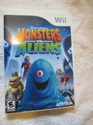 Wii Monsters Vs Aliens Activision Nintendo Video Game | eBay