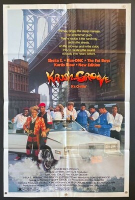 Krush Groove Movie Poster Sheila E. Run DMC Fat Boys 1985 *Hollywood ...