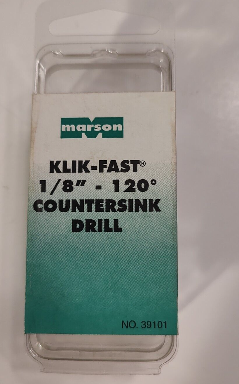 Marson Mar-39101 Rivet Countersink Drill Bit for sale online | eBay