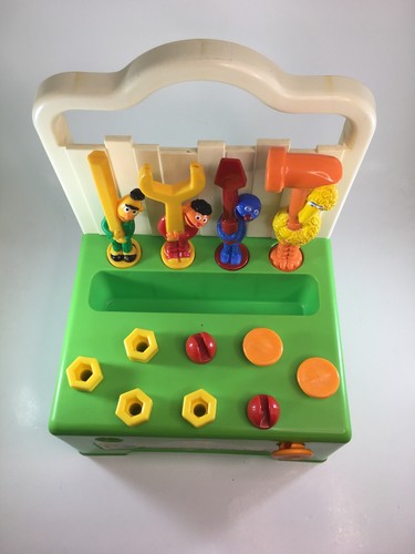 VINTAGE PLAYSKOOL SESAME STREET WORKBENCH 1985 | eBay