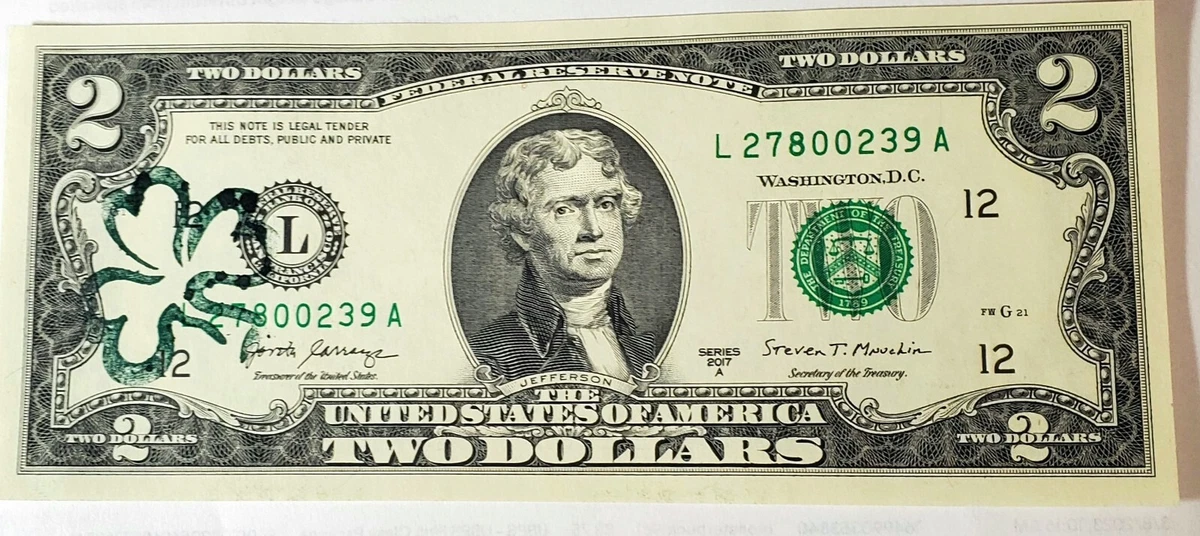 Two Dollar Bill Front