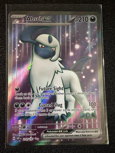 Pokemon TCG Absol ex - 214/197 Obsidian Flames Holo Ultra Rare NM/MINT ...