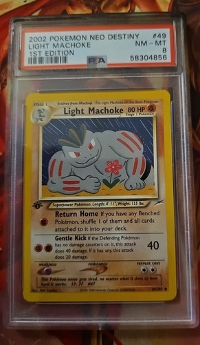 2000 Pokemon Giovanni's Machoke Gym Challenge 1st Edition #42 PSA 8 NM ...