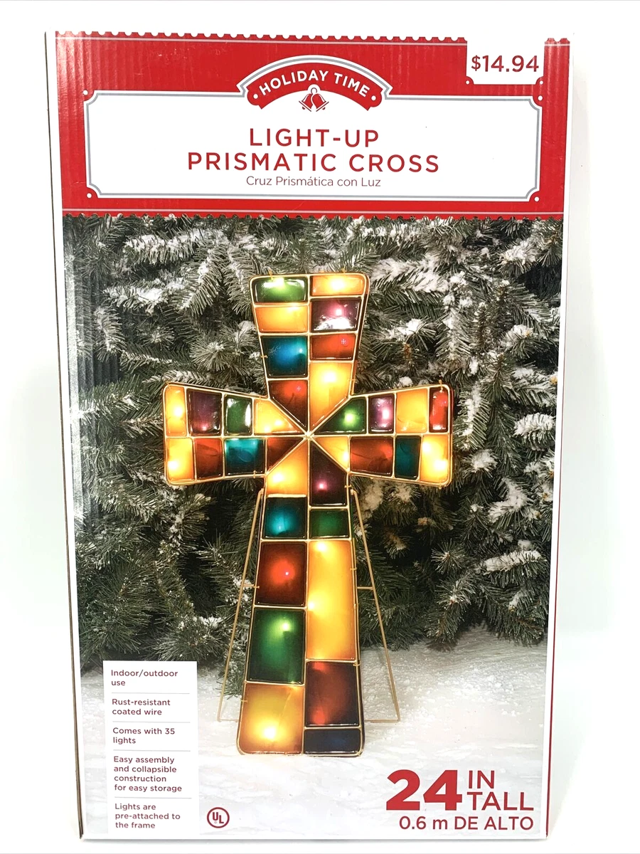 Lighted Christmas Cross