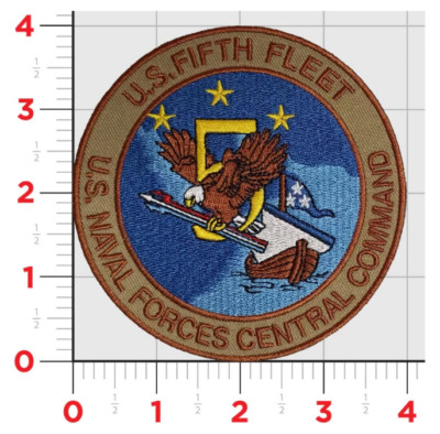 NAVY 5TH FLEET CENTRAL COMMAND EMBROIDERED PATCH | eBay