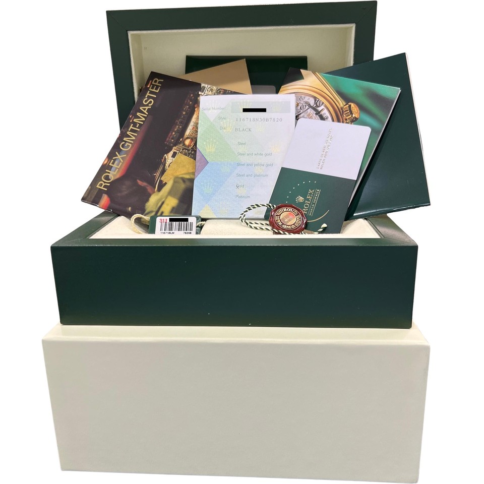 2024 RSC PAPERS Rolex GMT-Master II Ceramic 18K Yellow Gold 40mm 116718 ...