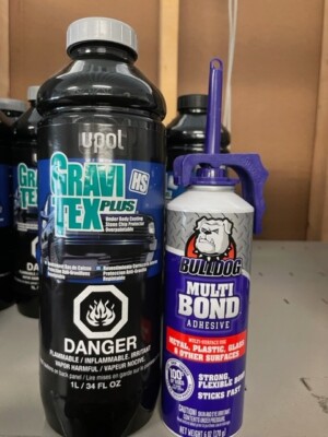 U-POL 723 Gravitex Plus Gray Underbody Coating Stone/Chip Guard 1 Liter ...