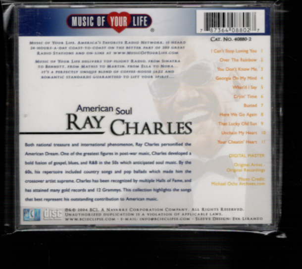 Ray Charles: American Soul (CD) | eBay