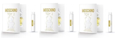 3 PC Moschino Toy 2 Eau de Parfum Sample Vial Spray 0.03 oz. X 3 New ...