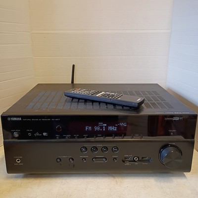 Yamaha RX-V677 7.2-Channel Wi-Fi Network AV Receiver with Remote-Bundle ...