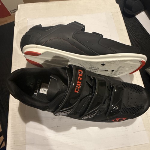 Giro Treble II Mens Cycling Shoes Size 13 Black Adjustable Strap Road ...