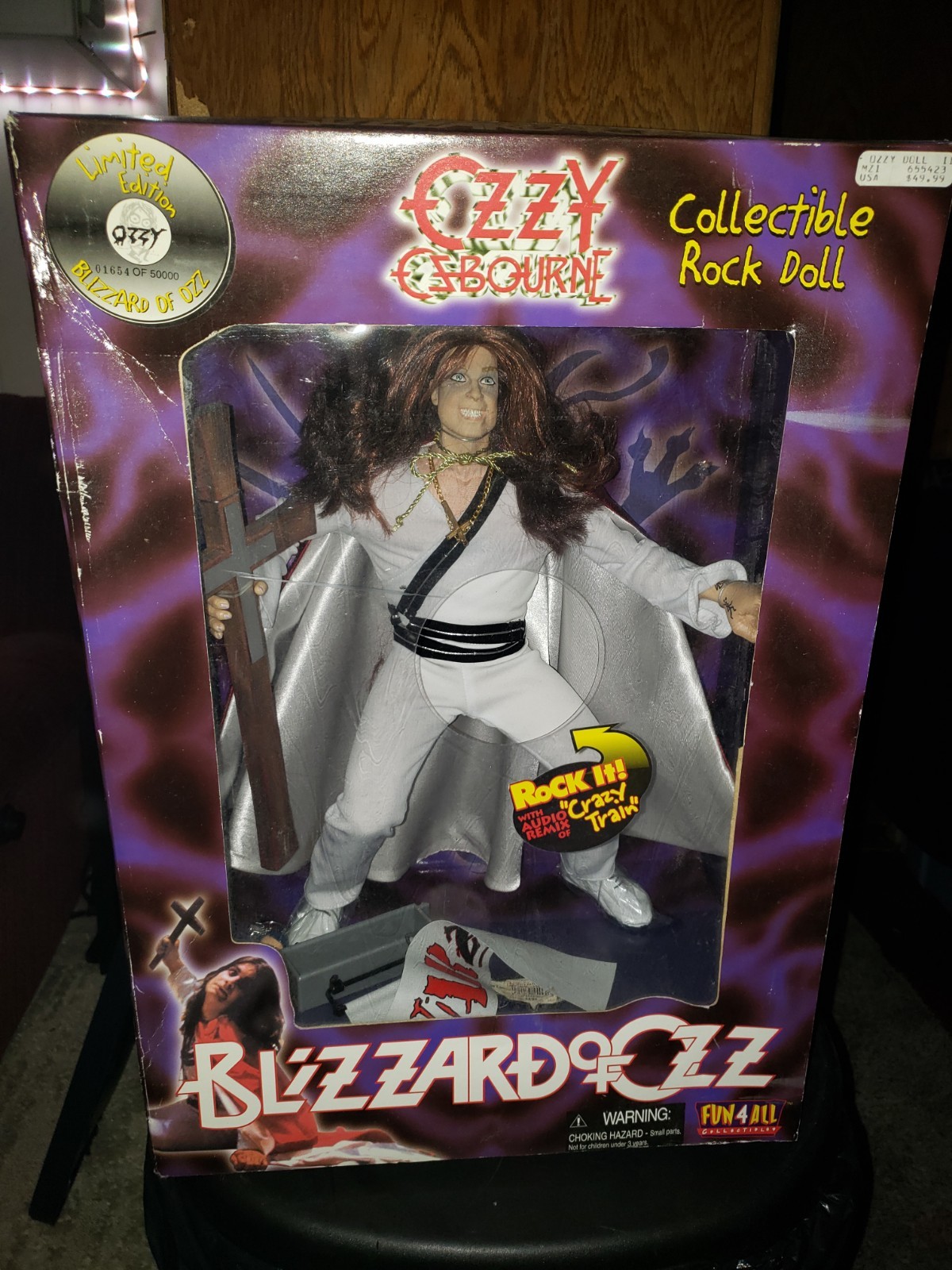 1999 18” Ozzy Osbourne Blizzard Of Ozz Collectible Rock Doll New | eBay