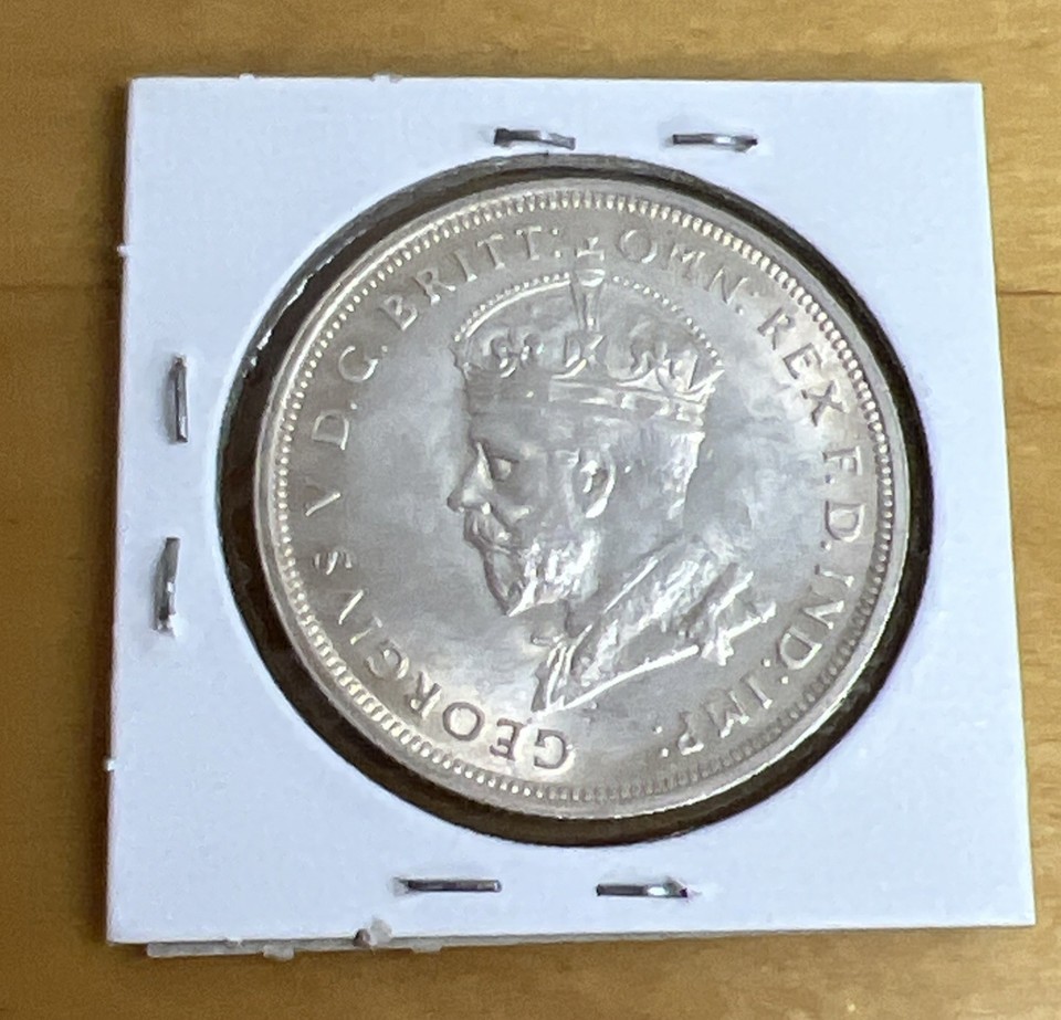1927 Florin Coin - Extremely Fine - Silver George V Parliament 8 Pearls ...