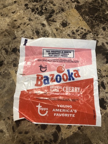 bazooka wrapper 1970’s | eBay