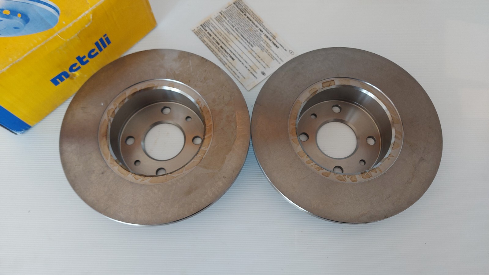 2x Brake Disk Set (front), for FIAT CROMA 1.6 2.0 CHT, Thema 2.0 i.e ...