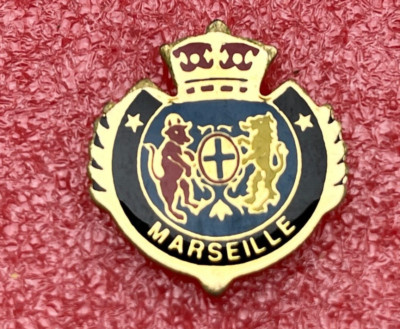 T33 Pins Armoirie MARSEILLE Blason Ecusson Coat of Arms Badge Hat Lapel ...