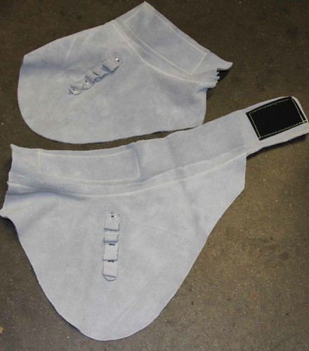 ORR Safety VELCRO Leather Spat pair - Pearl Grey | eBay