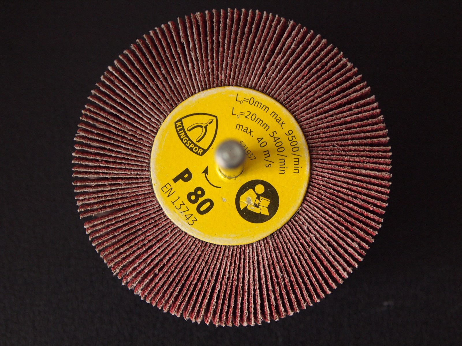 Sanding Abrasive Mop Wheel Flap Klingspor KM 615 Stainless Steel Grit ...