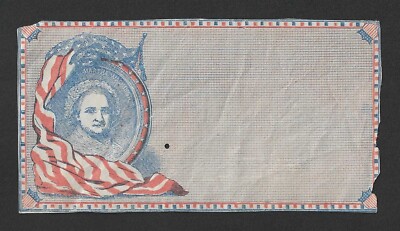 c1860's Civil War Era Postal Cover - Martha Washington Patriotic Flag ...