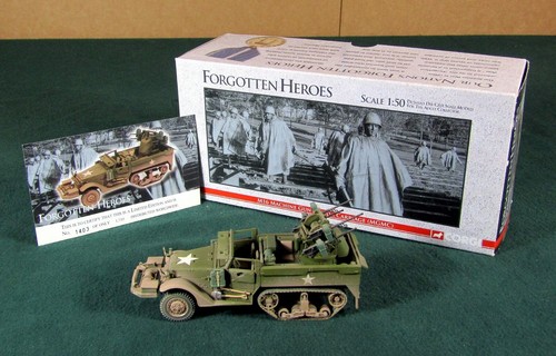 CORGI FORGOTTEN HEROES "M16 MACHINE GUN MOTOR CARRIAGE/MGMC" 1:50 LTD ...