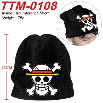 One Piece Luffy Cosplay Anime Hut Mütze Beanie Hat Baumwolle ...