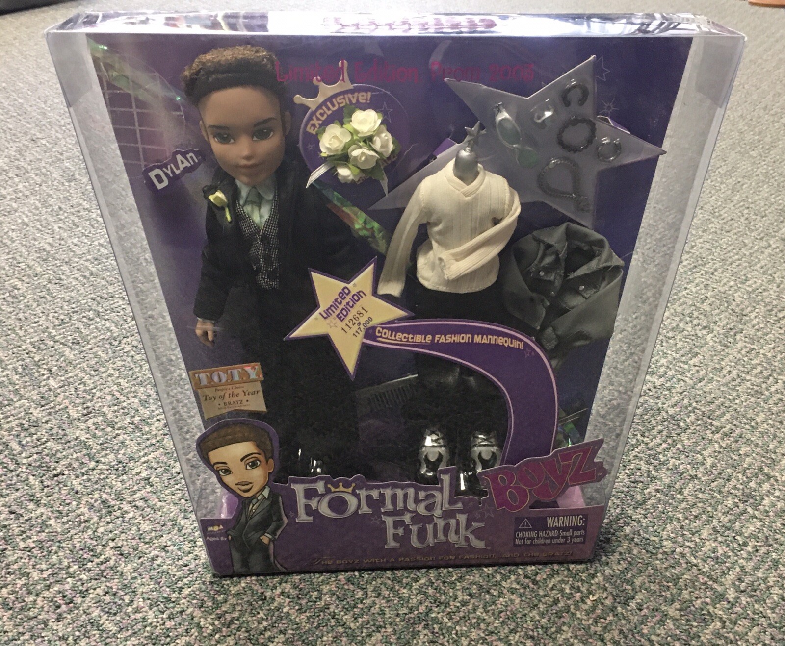 Bratz Boyz Dylan Formal Funk Limited Edition Formal Funk Doll NRFB ...