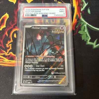 Flutter Mane SVP 097 Pokemon Center Stamped - PSA 9 - Black Star Promo ...