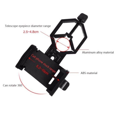 Cell Phones Camera Adapter Telescope Binocular Holder Spotting Rifle ...