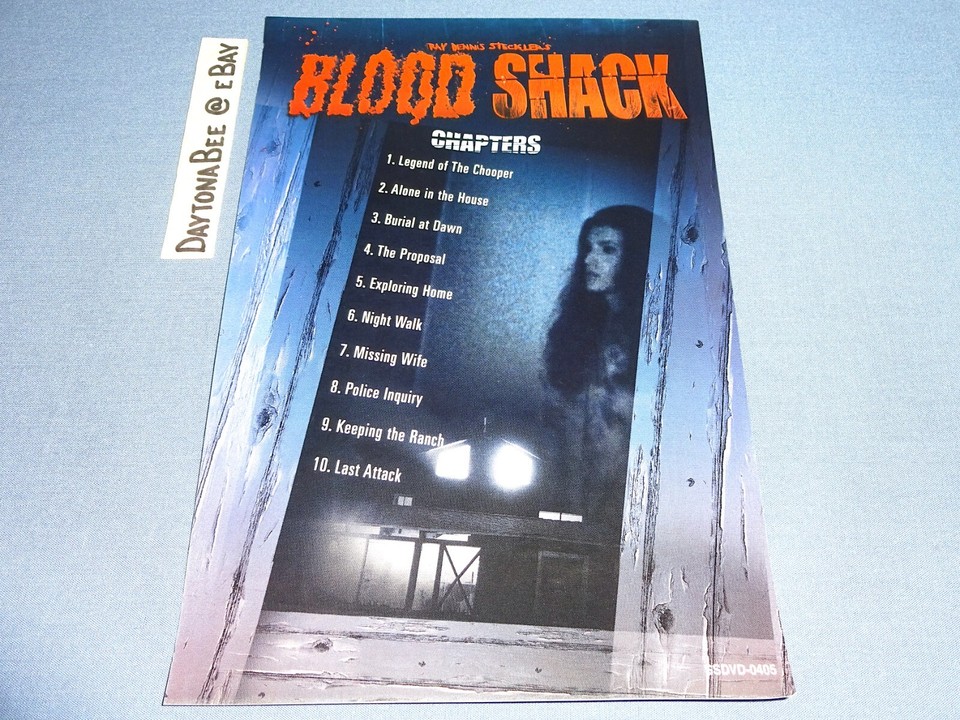 Blood Shack 1971 DVD Shriek Show Ray Dennis Steckler Carolyn Brandt Ron ...