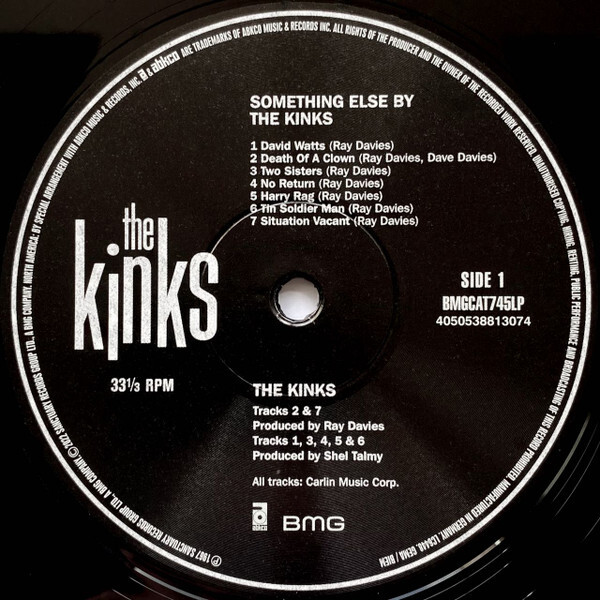 The Kinks - Something Else By The Kinks (LP, Album, Mono, RE) (Mint (M ...