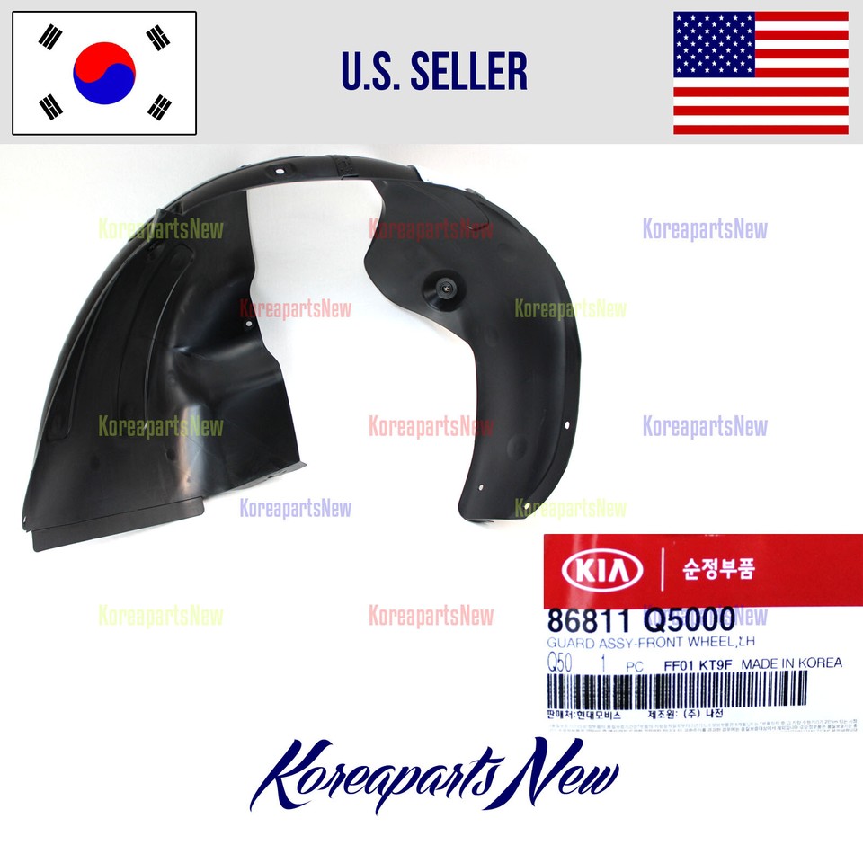 FRONT Fender Liner Left DRIVER Side ⭐GENUINE⭐ fits Kia Seltos 2020-2025 ...