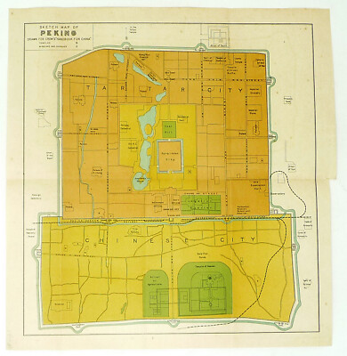 1900-Now - Map Of Peking