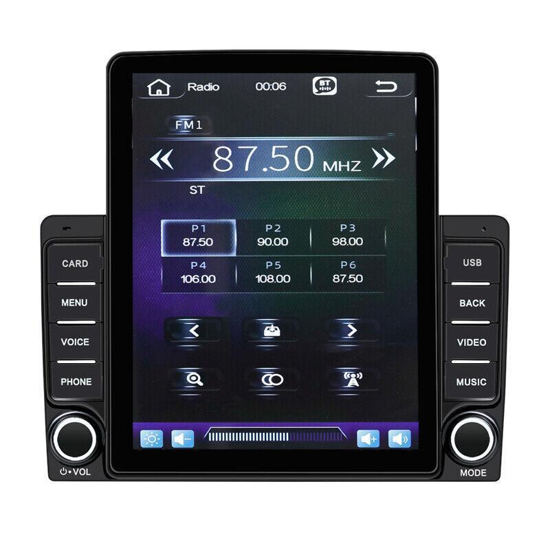 Vertical Screen Player 9.5 Inch Car FM Radio Stereo Carplay GPS Navi FM ...