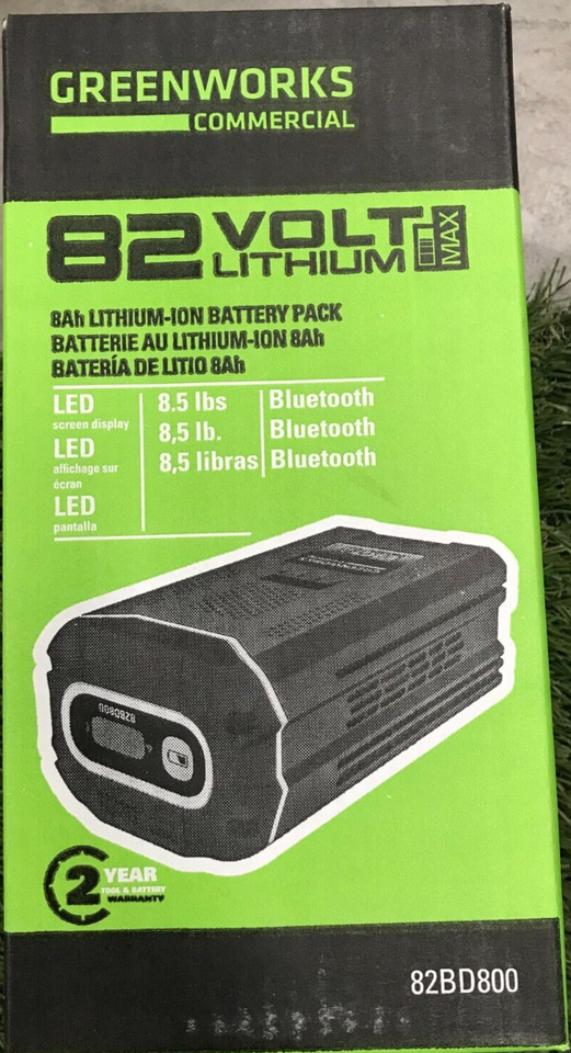 Greenworks CL 82V 8Ah (21700) Battery W/Bluetooth and Digital 721 ...