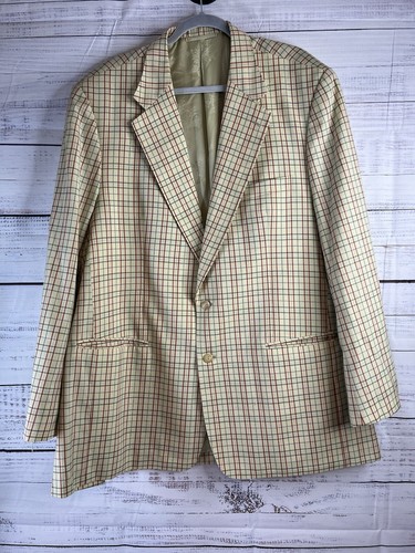 Ermenegildo Zegna designer James Chen Vintage Checkered Plaid Wool ...