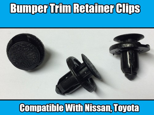 10x Clips For Nissan Bumper Push Retainer Trim Panel 01553-09611 01553 ...