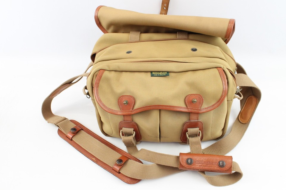 Genuine Vintage Billingham Canvas Crossbody / Shoulder Camera Bag w ...