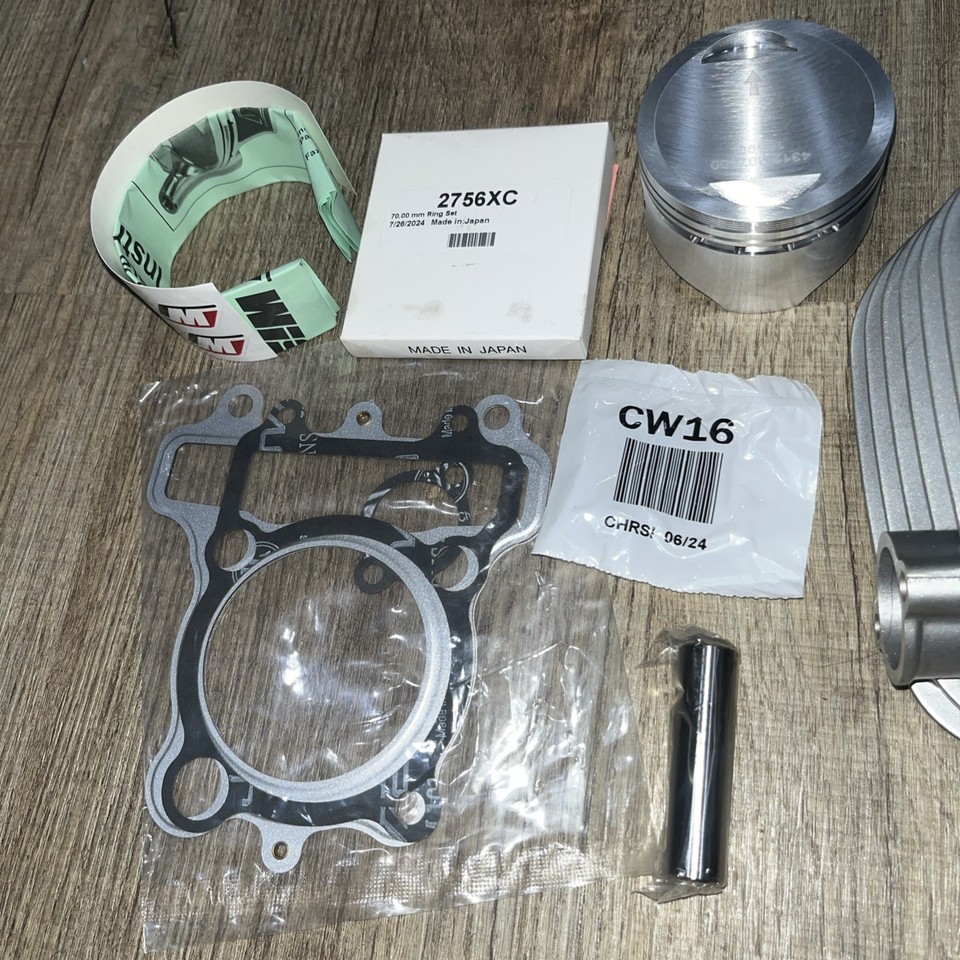 TW200 70mm 215cc Big Bore Cylinder kit 10:1 compression | eBay