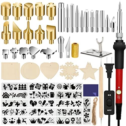 Wood Burning Kit For Beginners 73pcs Professional Wood Burning Pen And ...