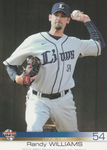 Randy Williams, SEA-SD-COL-CHW-BOS-Saitama Seibu Lions, BBM Card #064 ...