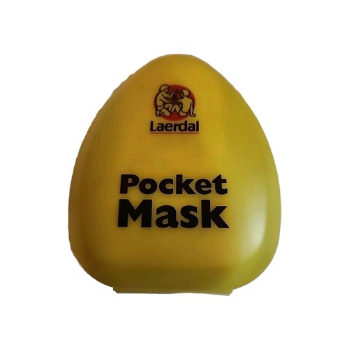 Laerdal Adult/Child Size CPR Pocket Resuscitator Rescue Face Mask ...