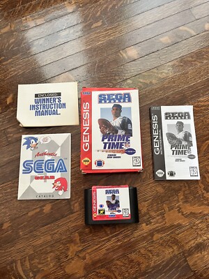 Sega Sports NFL Prime Time Football - Sega Genesis - Complete | eBay